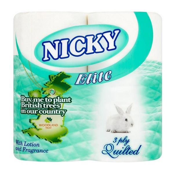 Nicky Soft White Toilet Roll 2ply 200 Sheets X 23M nicky-soft-white-toilet-roll-2ply-200-sheets-x-23m