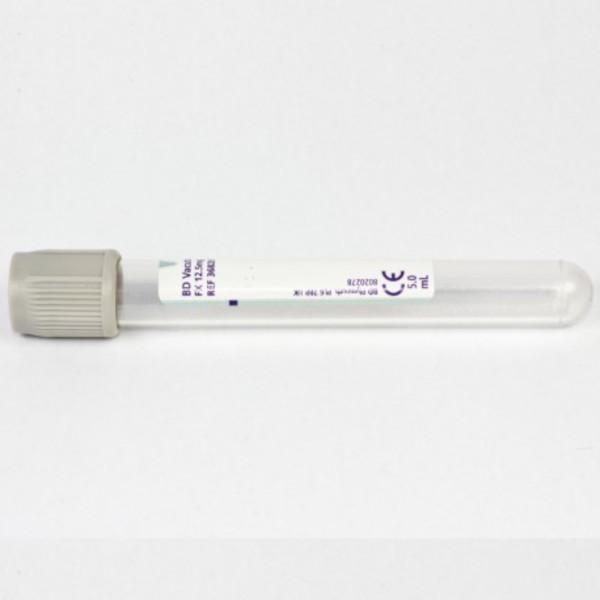 Vacutainer Blood Sample Tube Plastic Grey 5ml